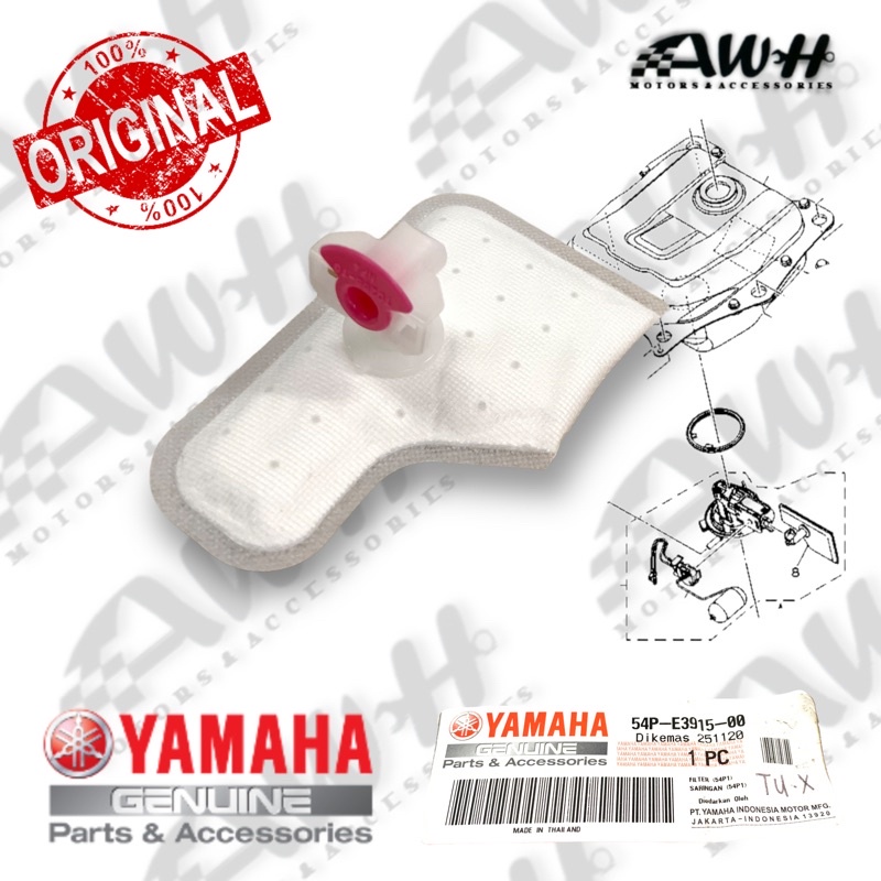 💯ORIGINAL FUEL FILTER Y15 V1/V2 | Shopee Malaysia