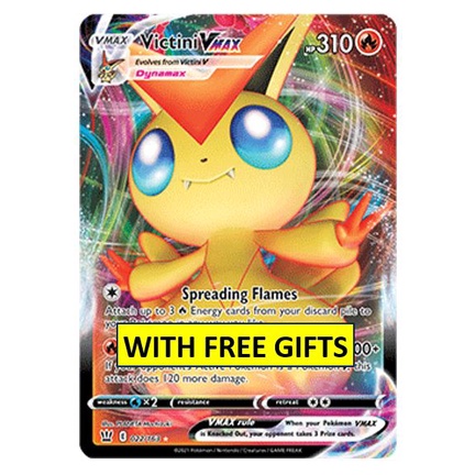 Pokemon TCG: Victini VMAX - SWSH05: Battle Styles | Shopee Malaysia