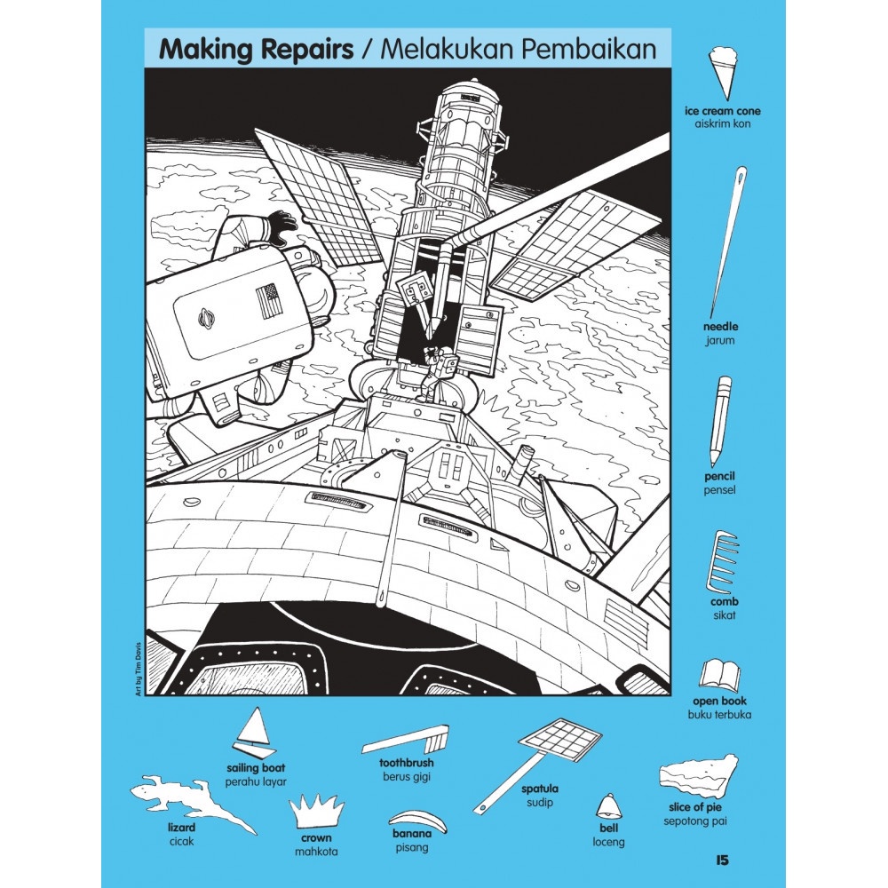 [FUNBOOK] Highlights Gambar Tersembunyi Hidden Pictures Space / Farm ...