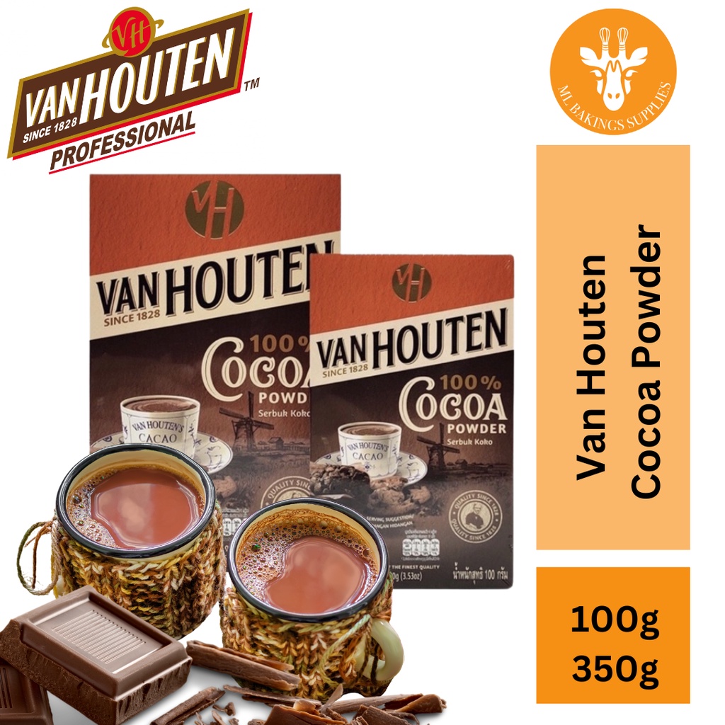 [READY STOCK] Van Houten Cocoa Powder 100g / 350g | Shopee Malaysia