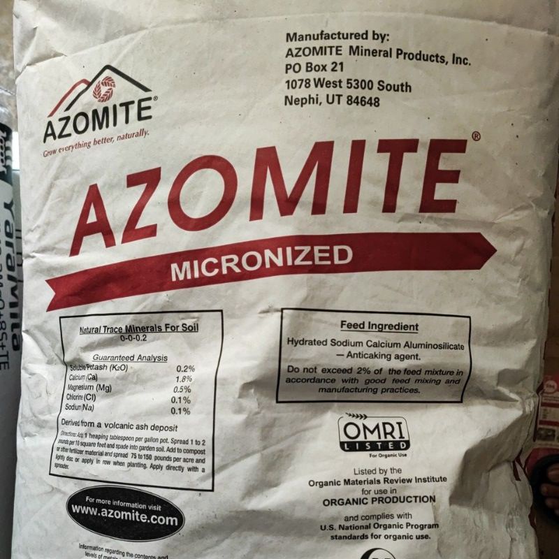 Azomite (ORGANIC TRACED MINERAL) 20 kg Omri Listed | Shopee Malaysia