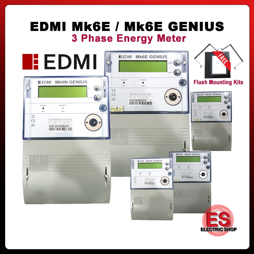 EDMI Energy Power Meter (EDMI Mk6Ee / Mk6N Genuis Meter) TNB Meter ...