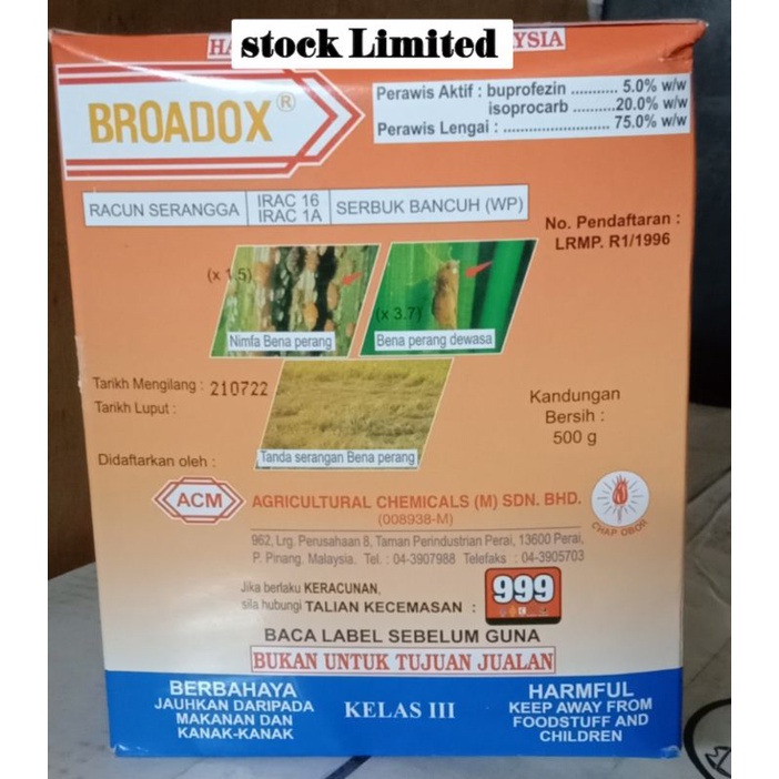 ACM BROADOX (500G)BENA PERANG RacunBOM padi | Shopee Malaysia
