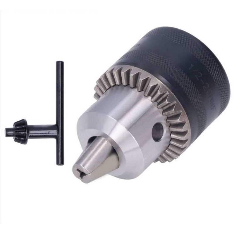 Drill Chuck Keyless 3-16mm 1/2-20UNF 3 Jaw Stainless Steel Converter ...