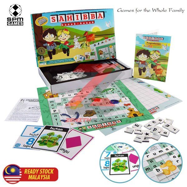 Zenithglobal SAHIBBA - Kanak-Kanak [ SPM GAMES ] Spelling Board Game ...