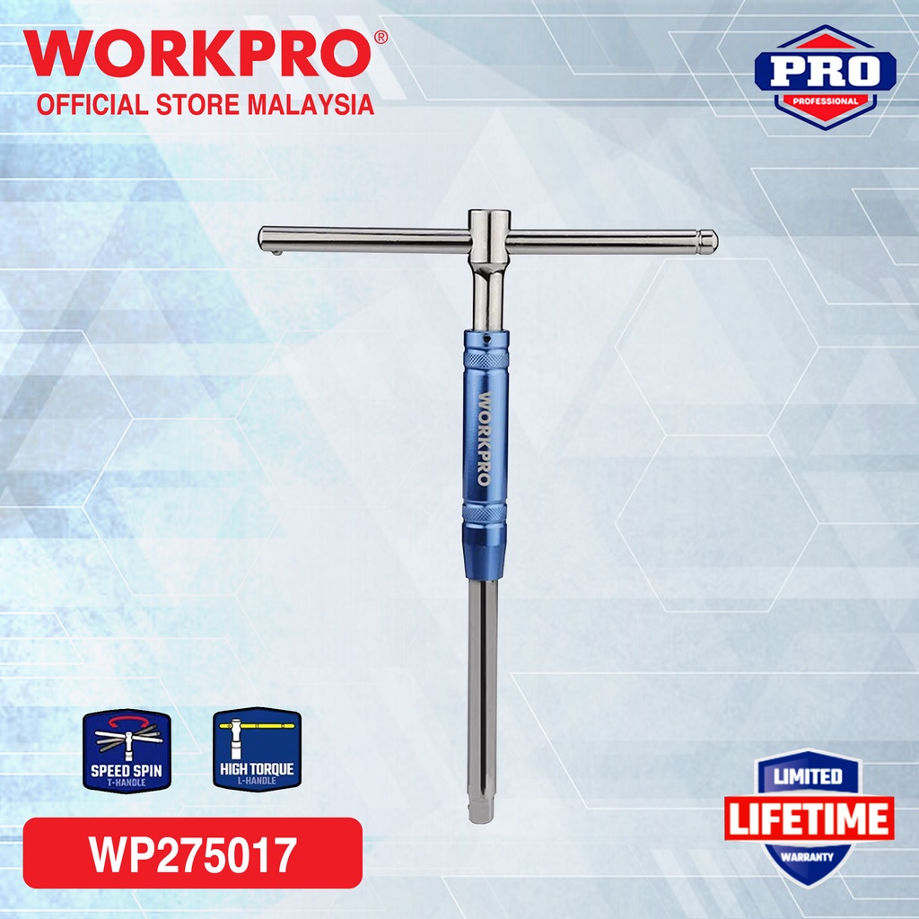 WORKPRO Dr. T-Handle Bar (3/8") | Shopee Malaysia