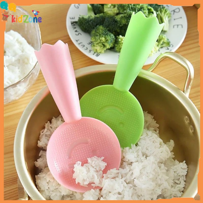 🔥Ready Stock🔥1PCS Smile Design Non Stick Standing Hanging Rice Spoon ...