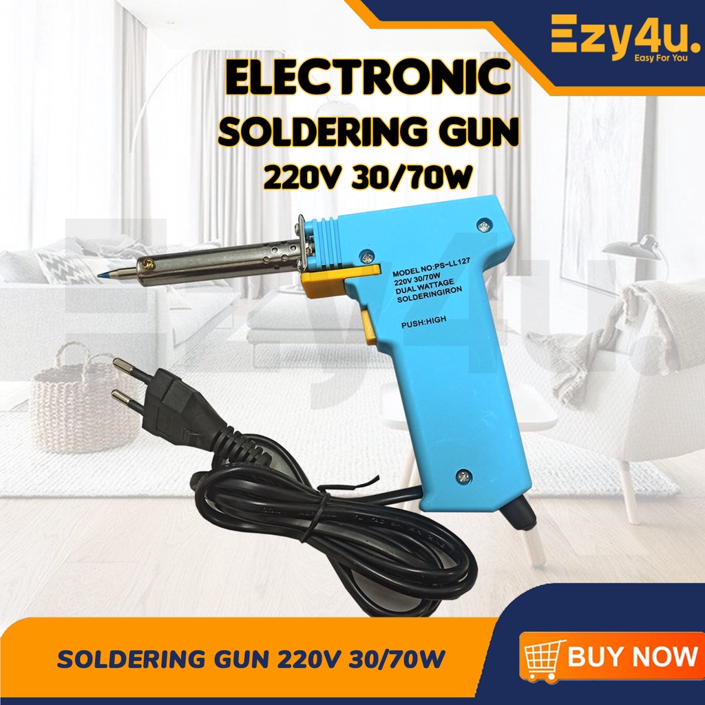 Multi Range Professional Soldering Iron 30W/70W DUAL Heat Soldering Gun ...