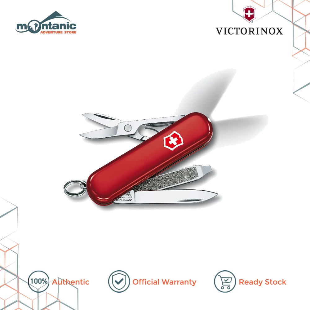 Victorinox Swiss Lite - Red 8 Functions Multi Tool Survival Pocket Folding Knife | Shopee Malaysia