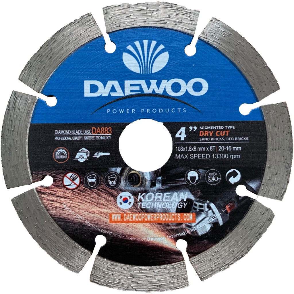 DAEWOO DA883 4” Diamond Cutting Blade Disc | Shopee Malaysia