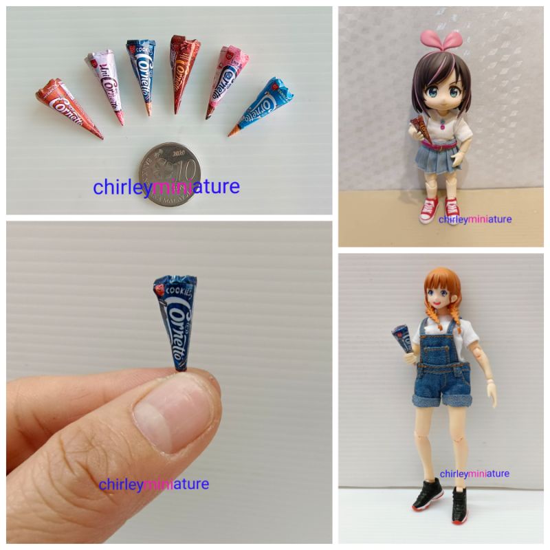 Handmade miniature ice cream / Miniature ice cream 112 / Dollhouse ...
