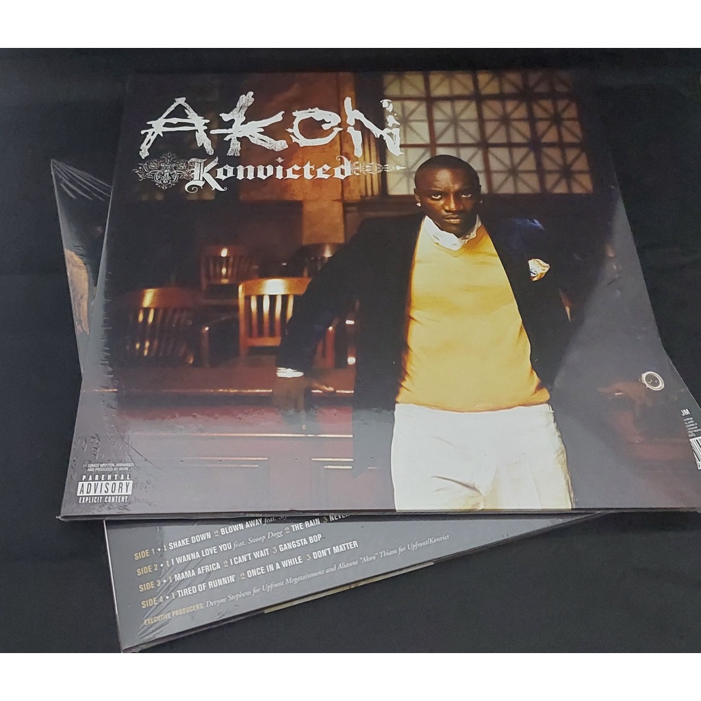Akon - Konvicted (2x12" Black Vinyl) | Shopee Malaysia