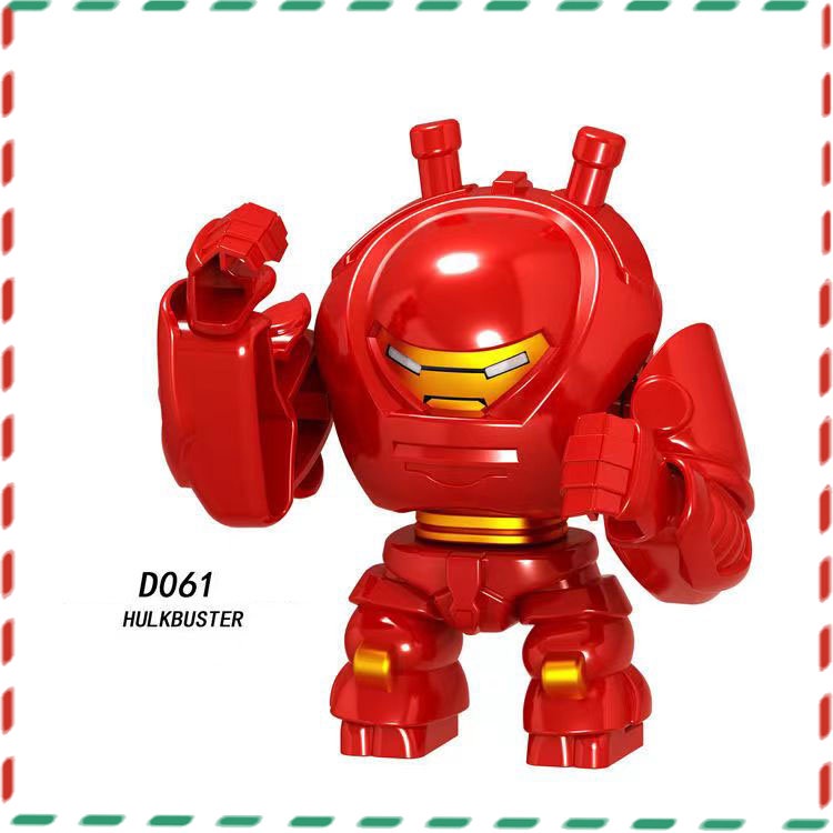【Toy World】Assembling toys Marvel robot avengers minifigures Anti-Hulk ...