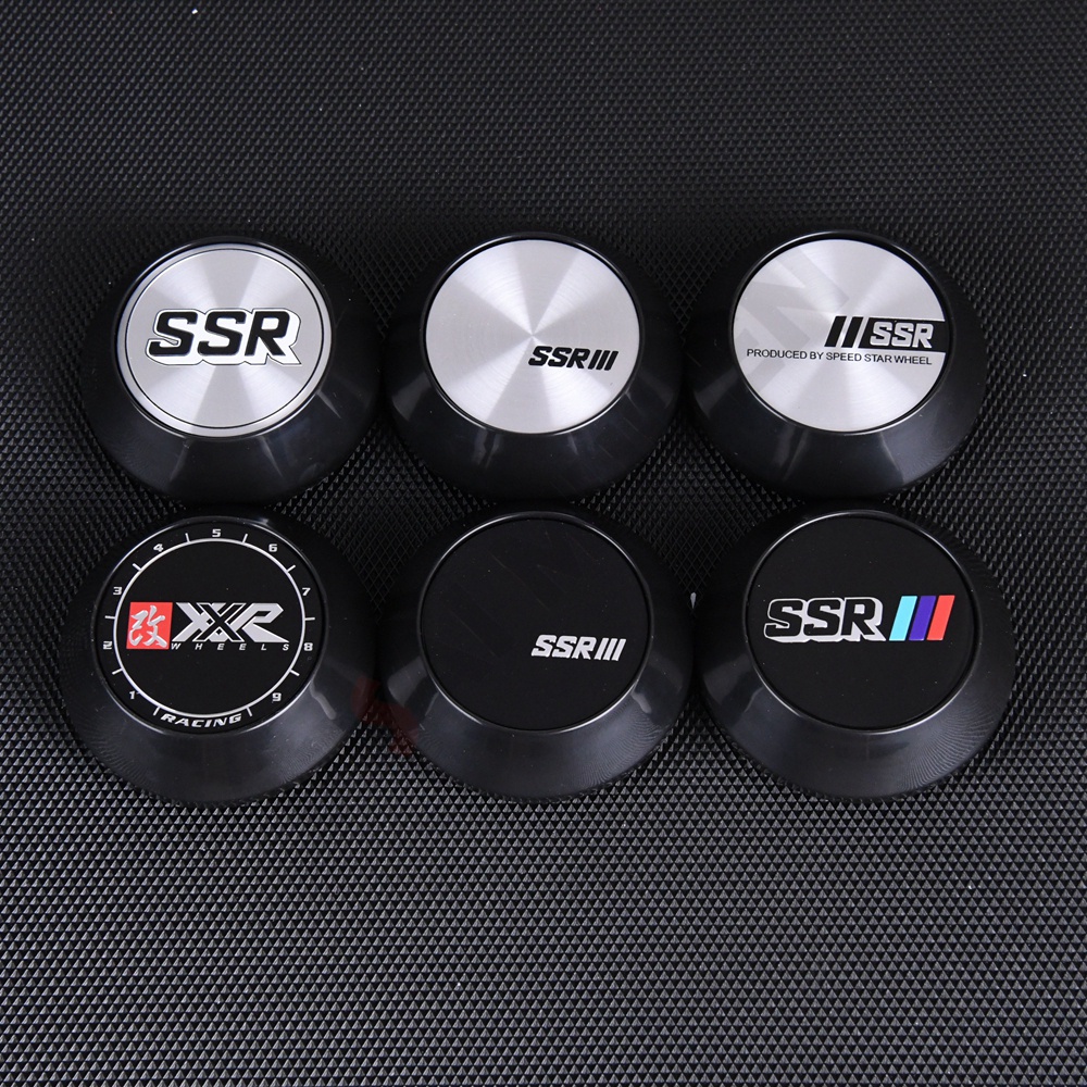 4PCS XXR Rim Cap 60MM Clip Diameter Wheel Cover Cap SSR Emblem Sport ...