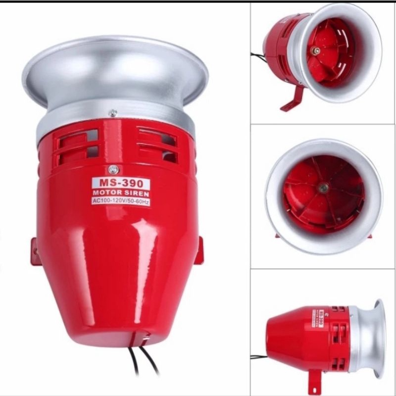 Motorcycle Horn Siren Buzzer MS-390 AC 220 V/ Motorcycle Alarm Siren ...