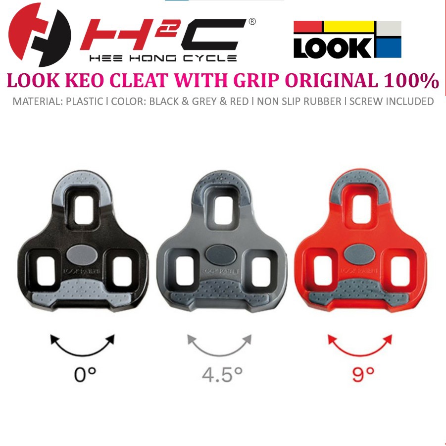 Look Keo Cleat with Grip for Look Keo Pedal | Shopee Malaysia