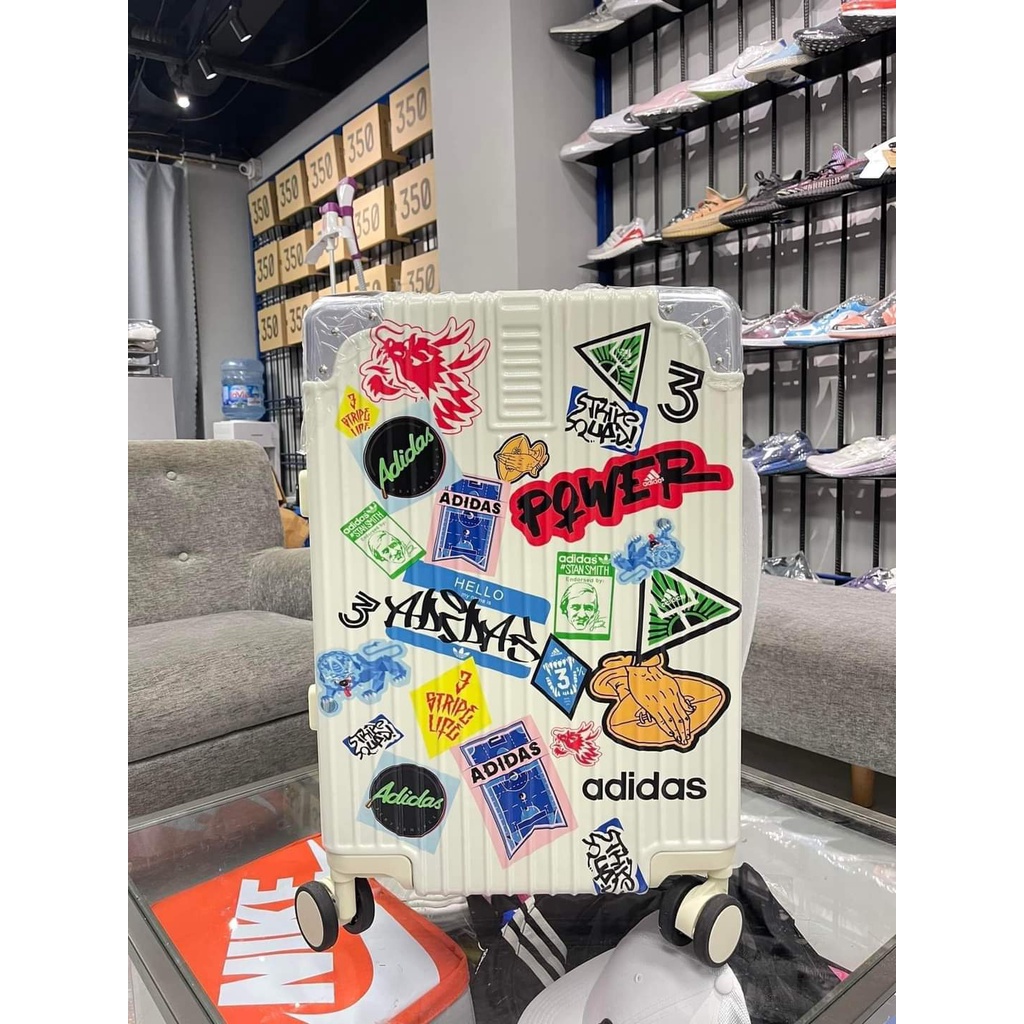 Limited Edition Adidas ABS Hard Case Light Luggage Bag Travel 20 Inch ...