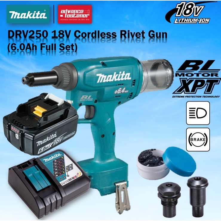 MAKITA DRV250Z DRV250 18V Cordless Rivet Gun | Shopee Malaysia