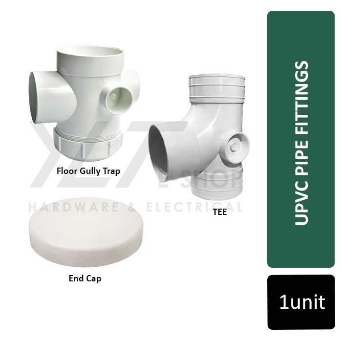UPVC Pipe Fittings / Hydroponic Fittings - Floor Gully Trap / End Cap ...