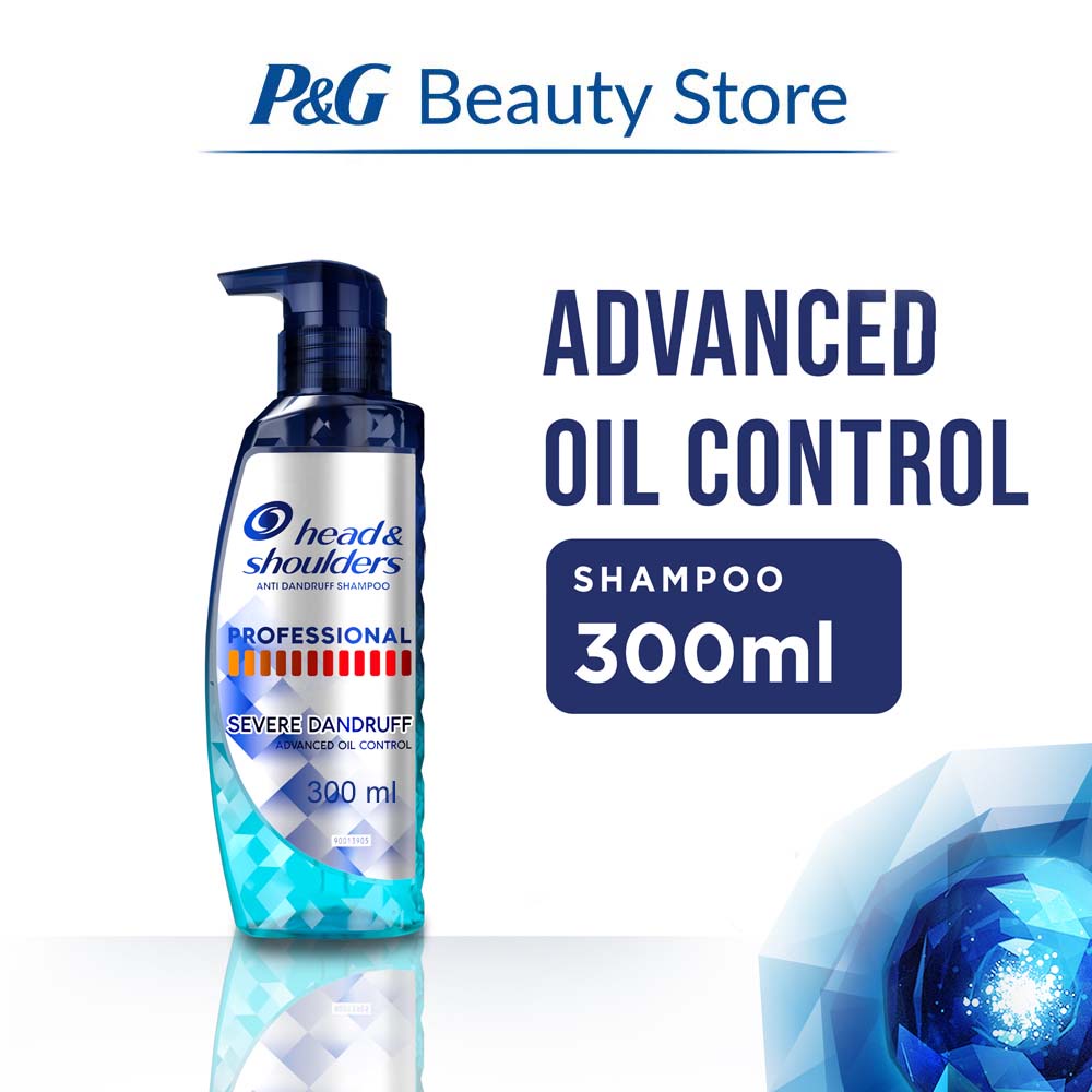 HEAD & SHOULDERS SHAMPOO 300ML - SEVERE DANDRUFF OIL CONTROL | Shopee ...