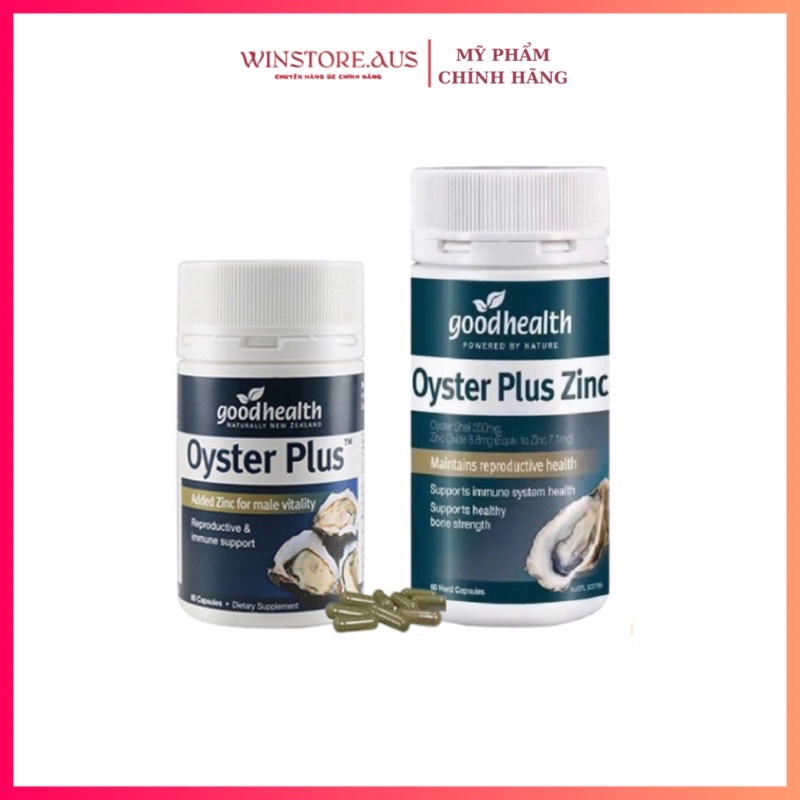 Good Health Oyster Plus Zinc Essence Pills Box of 60 Australian ...