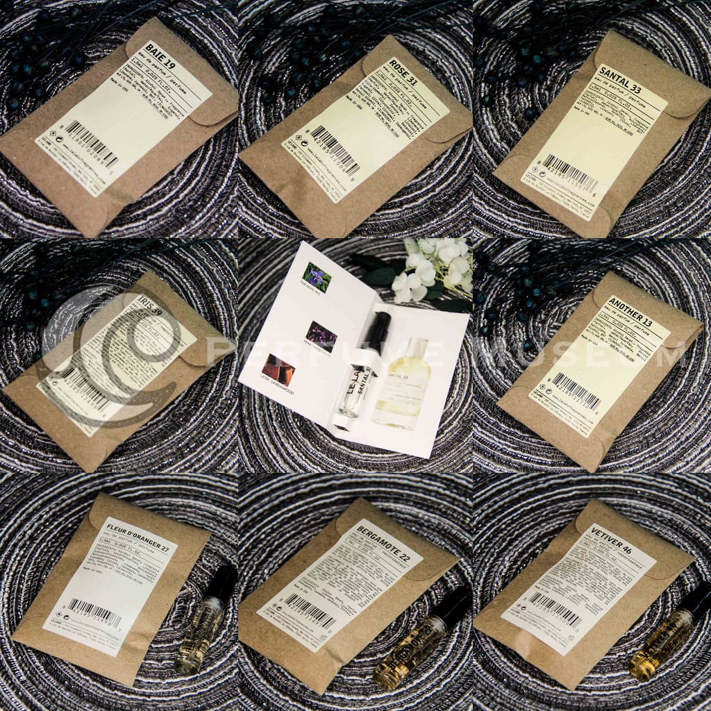 Perfume Samples - Le Labo Parfum Collection 5 Fragrances 1.5ML | Shopee ...