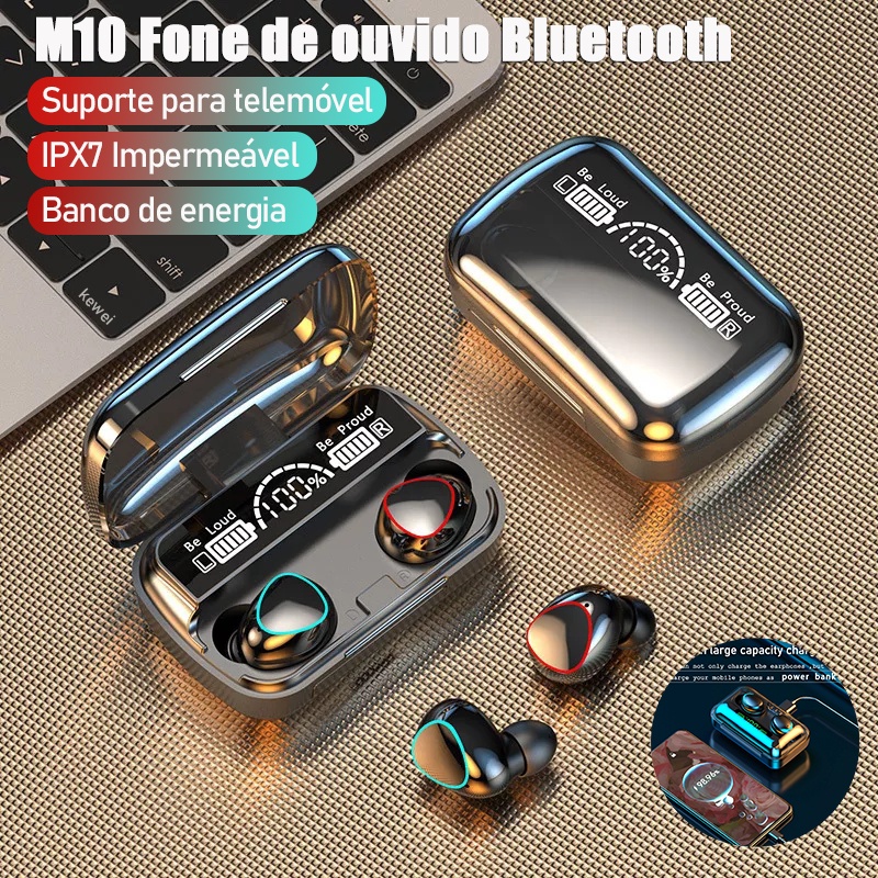 TWS M10 Gaming Wireless Bluetooth Headset 9D Stereo Hifi Microphone ...