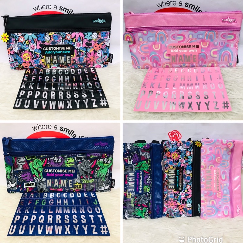 💯Authentic 💥 Smiggle 💥 Bright Side Better Long 330 Id Pencil Case ...