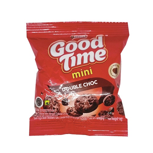 Good TIME MINI DOUBLE CHOCO Biscuit 18gr/BOX (1 BOX Contains 12 Seeds ...