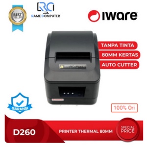 Thermal Printer Receipt 80mm Iware D260 UL AUTO CUTTER Connection: USB ...