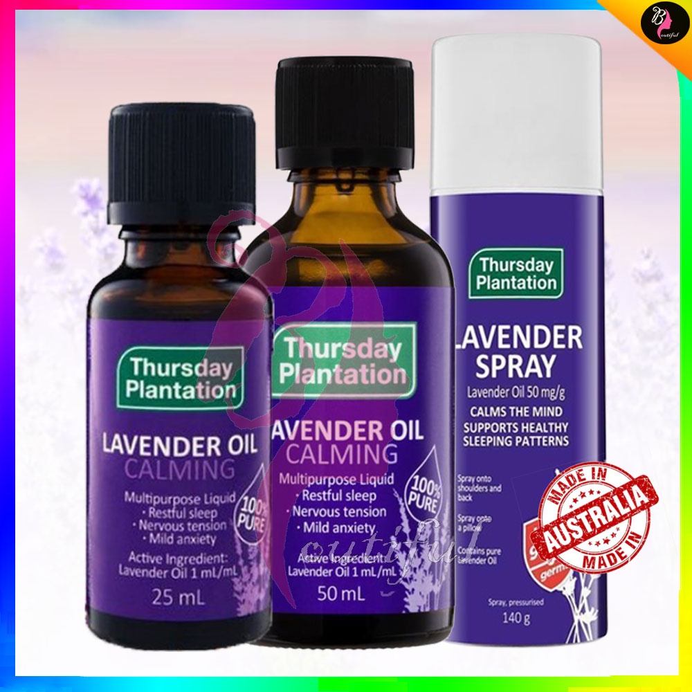 Thursday Plantation Lavender Oil/Spray 100% pure薰衣草精油 | Shopee Malaysia