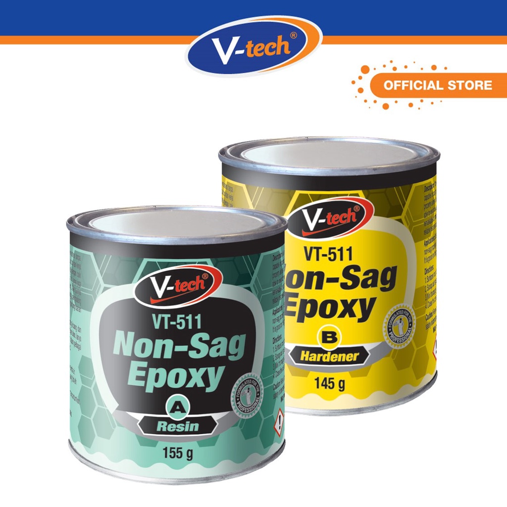 V-tech VT-511 Non-Sag Epoxy (Yellow Ochre) (300gm) (East Malaysia pls ...