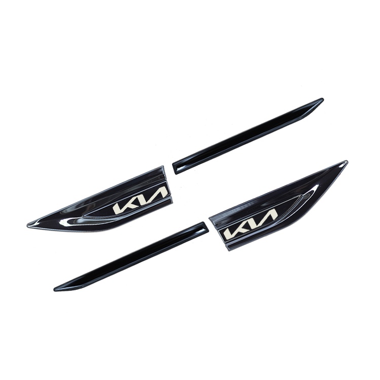 Car Fender Stainless Steel Side Label For KIA Morning Seltos K2 K3 K5 ...