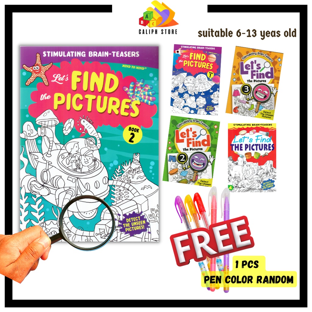 Let's Find The Pictures | Stimulating Brain Teasers | Detect Unseen ...