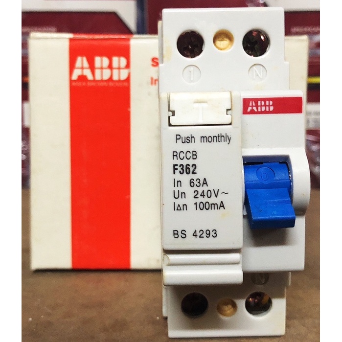 ABB RCCB/ELCB F362 40A/63A/240V/2P/100MA(0.1A)/30MA(0.03A)(Stock Clearance) | Shopee Malaysia