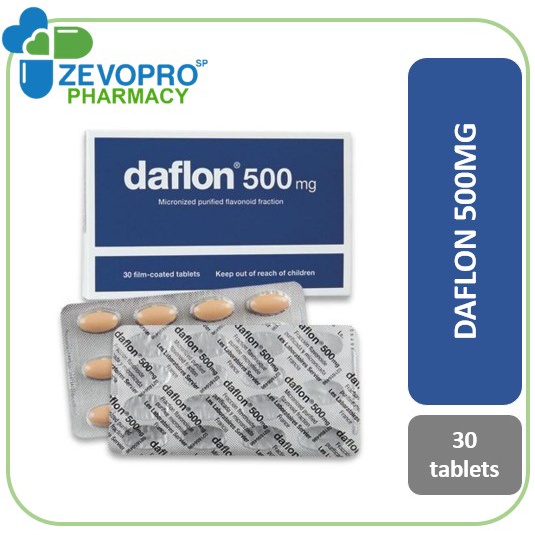 [FOR PILES] Daflon 500mg (Micronized Purified Flavonoid Fraction ...