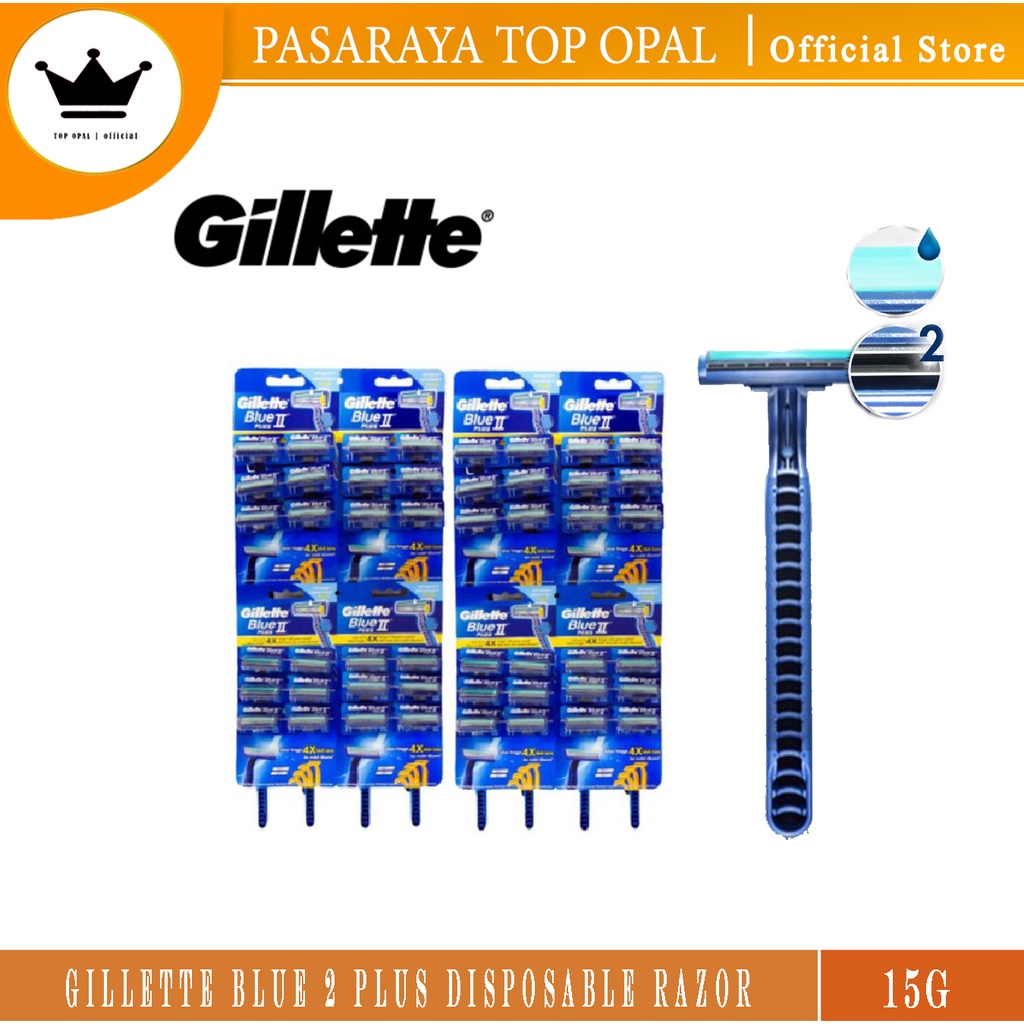 Gillette Blue 2 Plus Disposable Razor (1pcs) | Shopee Malaysia