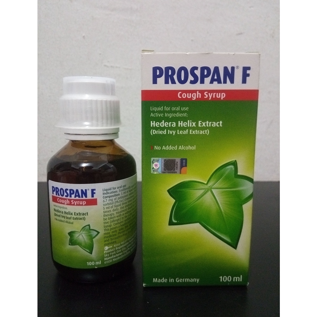 Prospan F Cough Syrup 100ml, Engelhard, Fruity Flavour With Menthol ...
