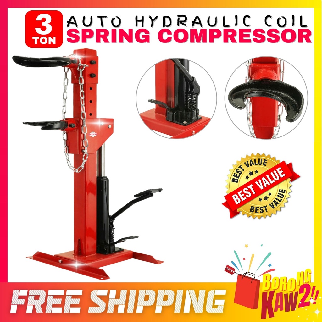 3 Ton Heavy Duty Auto Hydraulic Strut Coil Spring Compressor Tools ...