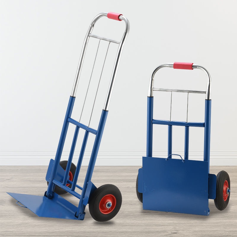 Hand Buggy Foldable And Portable Luggage Trolley Household Shopping ...