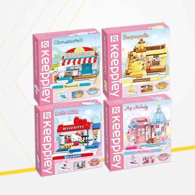 KEEPPLEY HELLO KITTY SHOP BUILDING BLOCKS TOYS SET ( 100% ORIGINAL ...