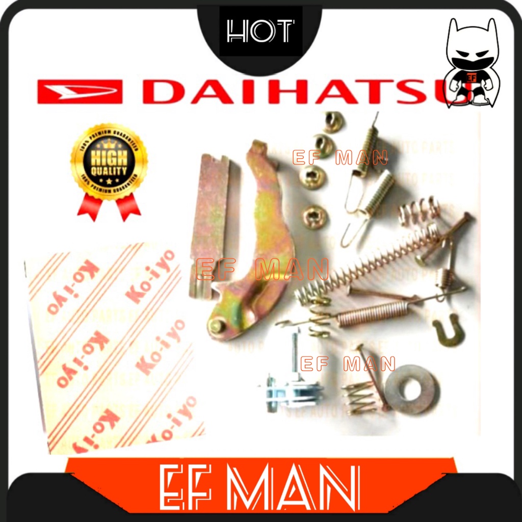 DAIHATSU DV57 DV99 DV116 HINO DUTRO WU300 WU410 HAND BRAKE SHOE KIT ...