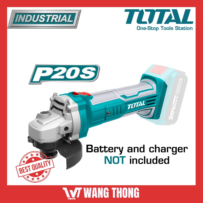 TOTAL 20V Li-ion 115MM Angle Grinder | Shopee Malaysia