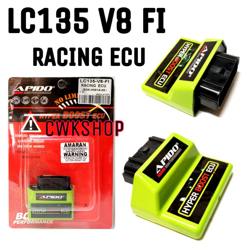 ECU PNP LC135 FI V8 RACING ECU APIDO（NO CUT OFF） | Shopee Malaysia