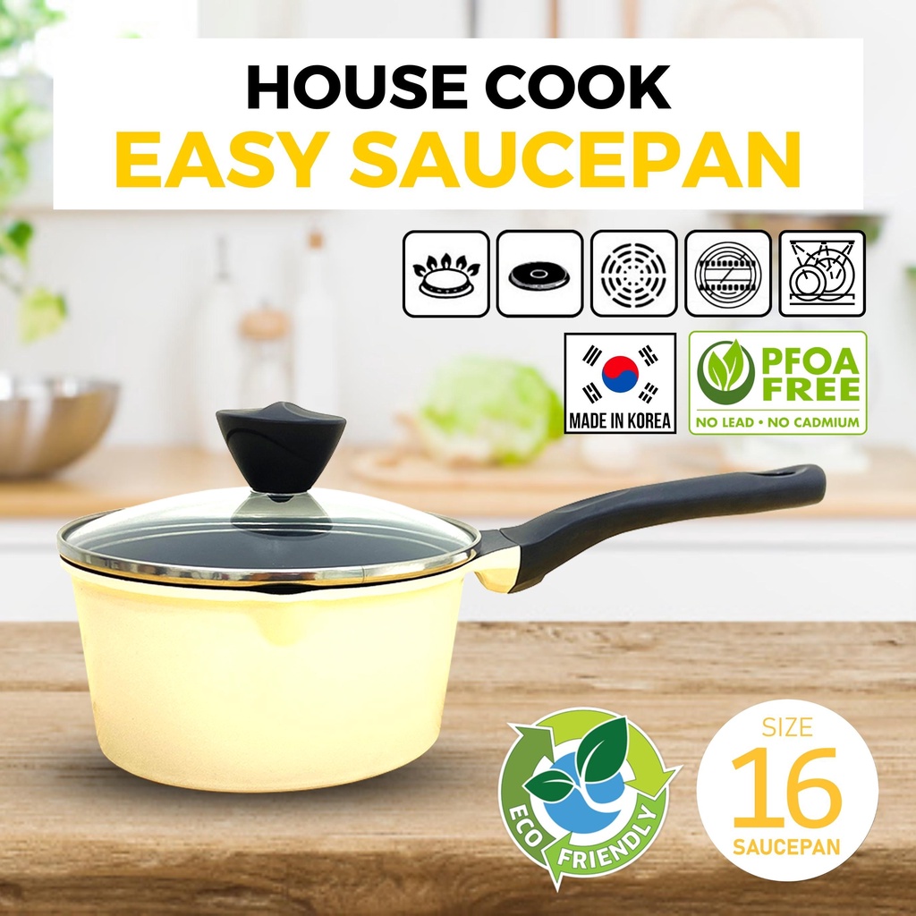 [READY STOCK] 16cm Non-Stick Easy Saucepan | Shopee Malaysia