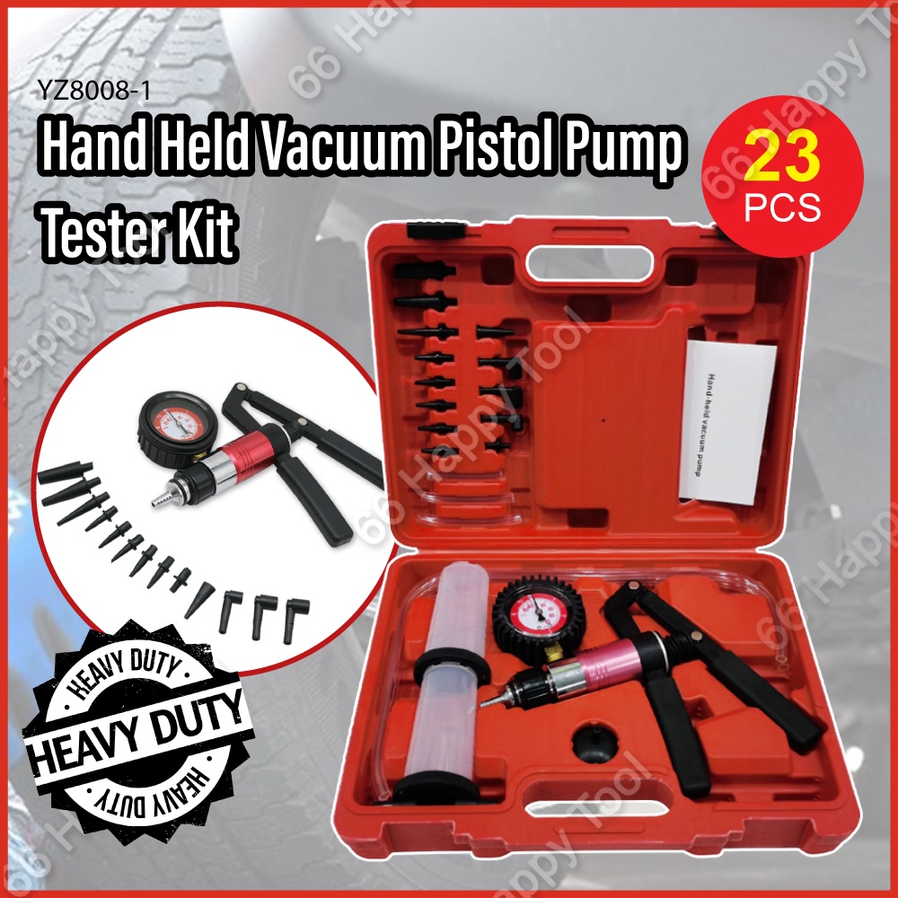 Automotive 23pcs Heavy Duty Brake Fluid Bleeder Tools Hand Held Vacuum ...