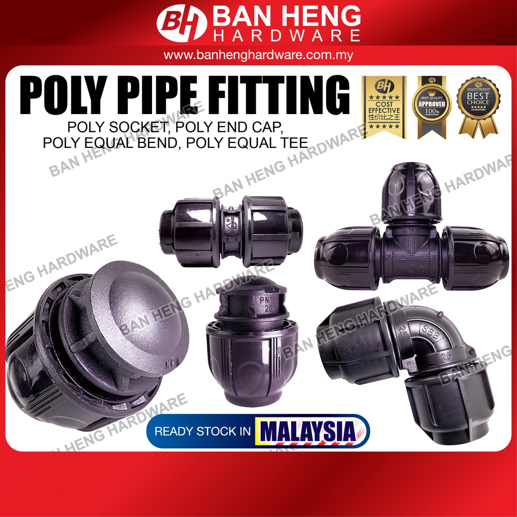 Poly Fittings - Poly Connecter - 20mm / 25mm / 32mm - Pipe & Fittings ...