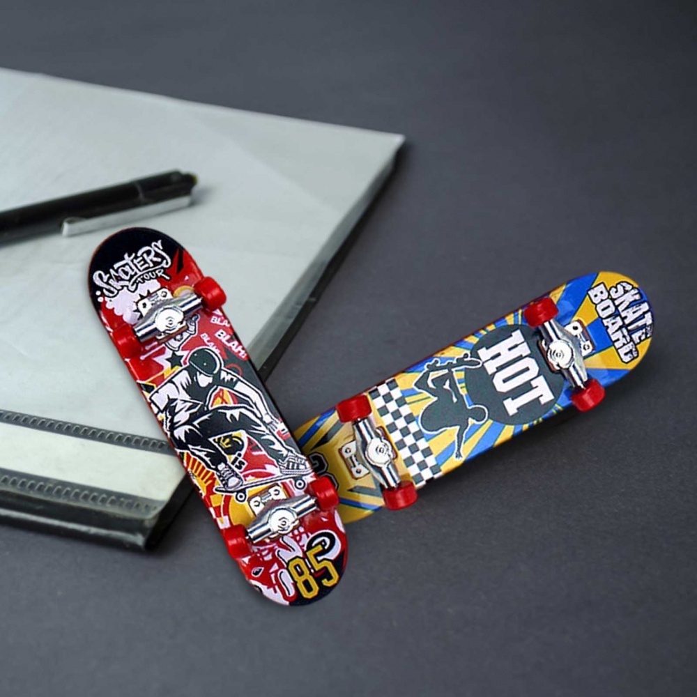 Fingerboard Mini Finger Skateboard Plastic Finger Skate Scooter ...