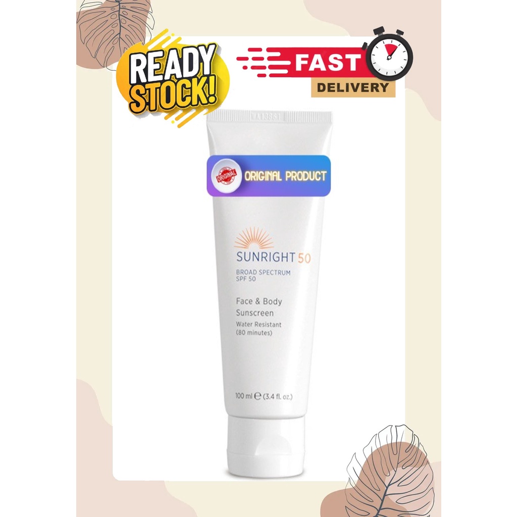 Nuskin Nu Skin SUNRIGHT 50 SPF 50 PA+++ 晒特丽50防晒指数50 PA +++ (100ml) | Shopee Malaysia