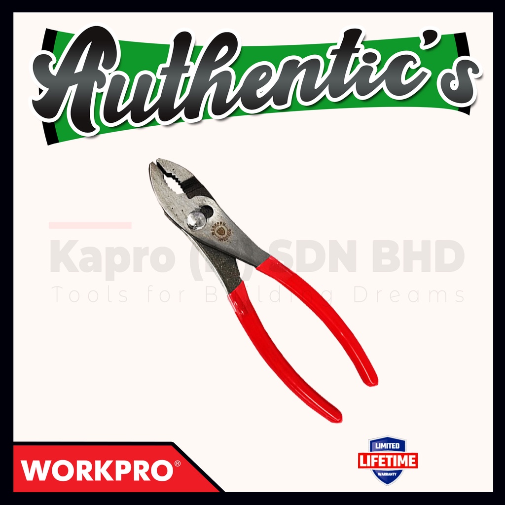 WORKPRO Slip Joint Pliers 160MM(6'')/200MM(8'') | Shopee Malaysia